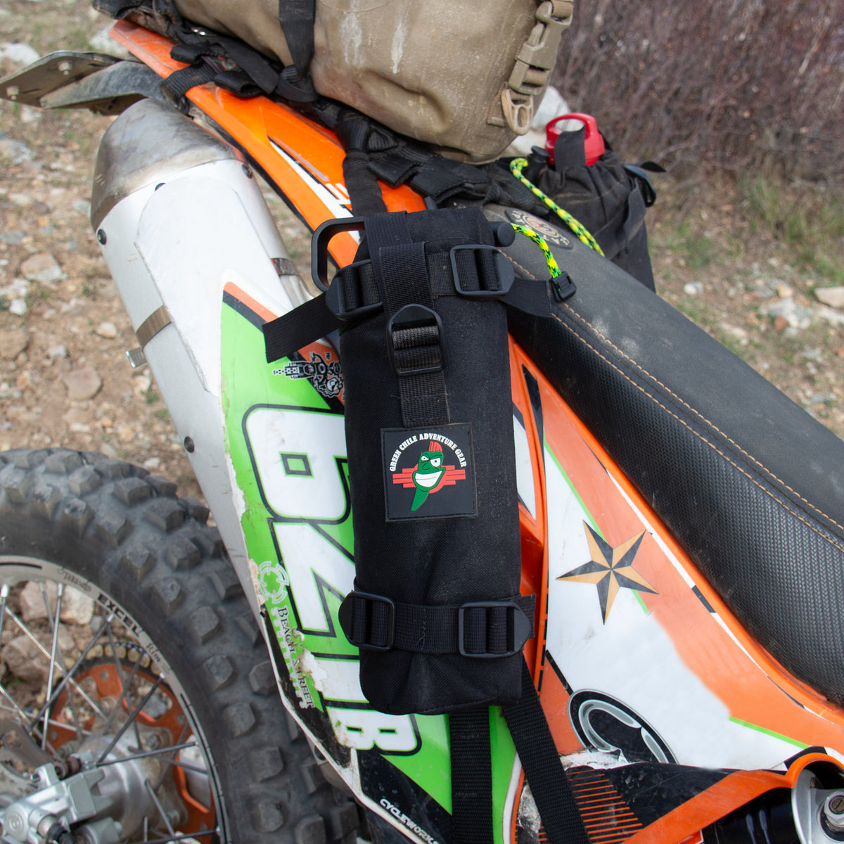 Bottle Holster for additional fuel and beverages for motorcycles ...